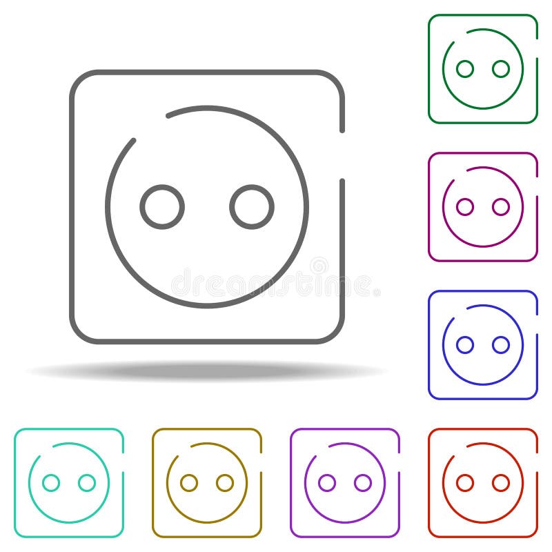 Socket Multi Plug Icon Stock Illustrations – 186 Socket Multi Plug Icon ...