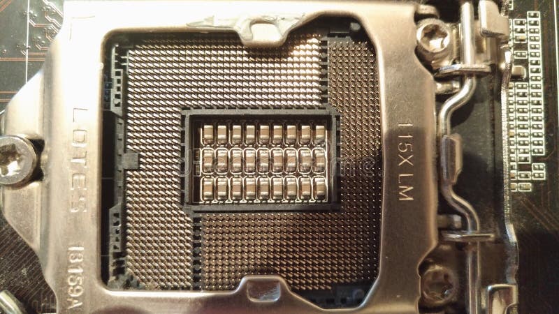 Socket 1150 stock image. Image of electronic, socket - 88575805