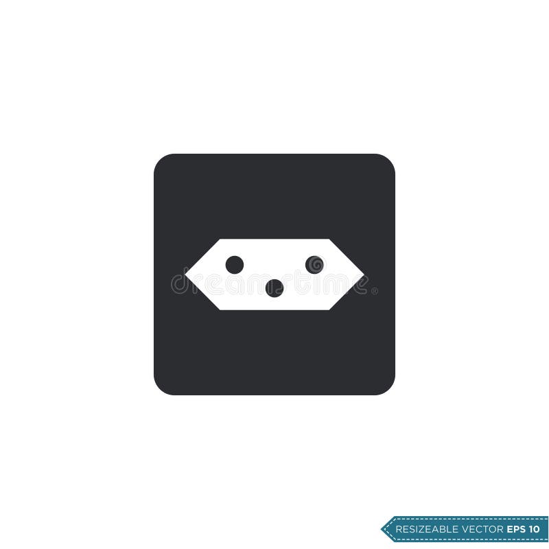 Socket Outlet Electric Plug Icon Vector Template Illustration Design ...