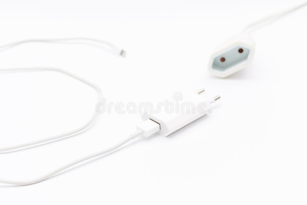 Socket Outlet Fork Connection Stock Photo - Image of danger, energy ...