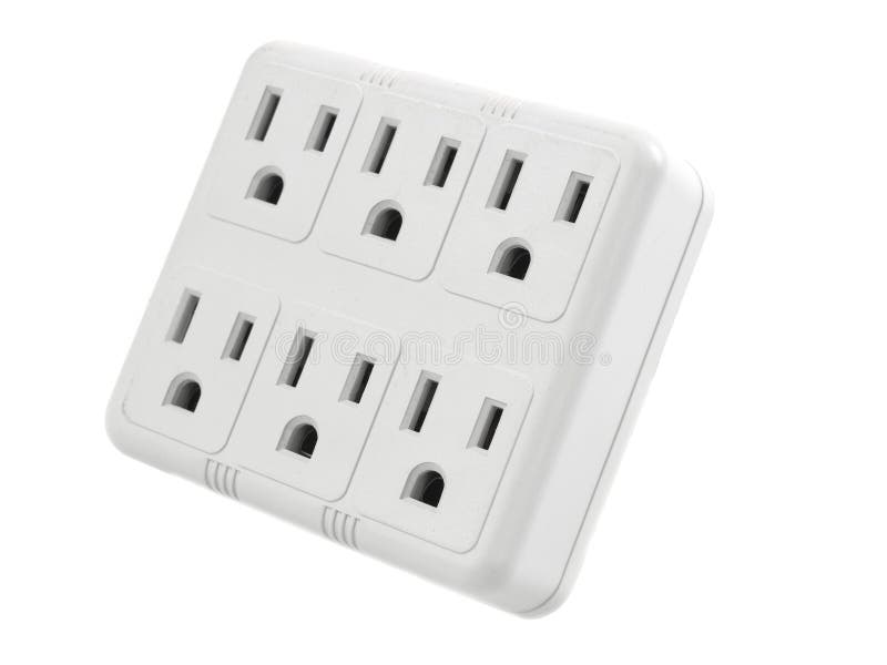 Socket-outlet isolated stock image. Image of power, outlet - 11650323