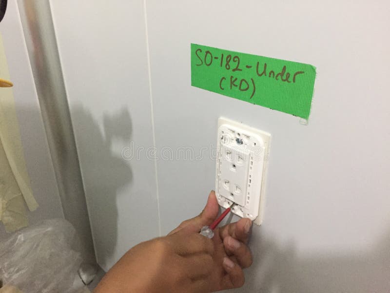 Socket outlet stock photo. Image of outlet, method, install - 150770094
