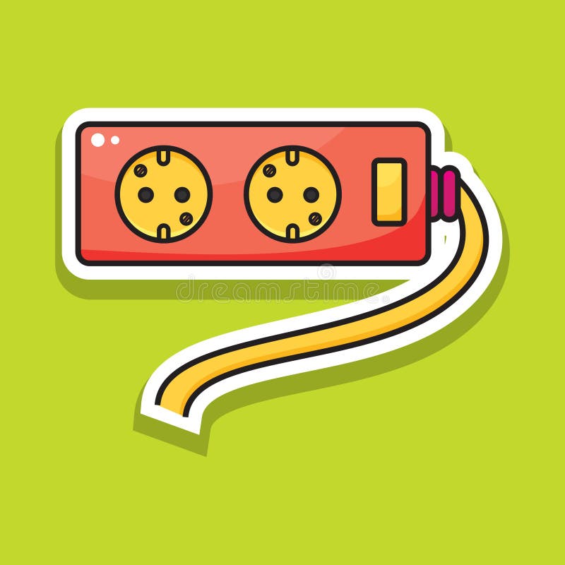 Socket Outlet. Vector Illustration Decorative Design Stock Vector ...