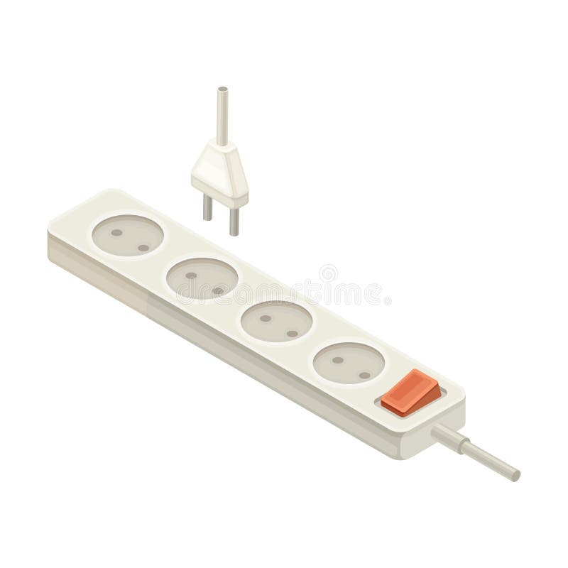 Electric Power Objects with Switchboard Cabinet, Plug and Socket ...