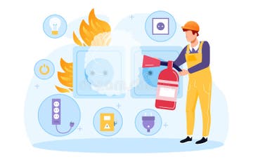 Cartoon Overloaded Plug Stock Illustrations – 92 Cartoon Overloaded ...