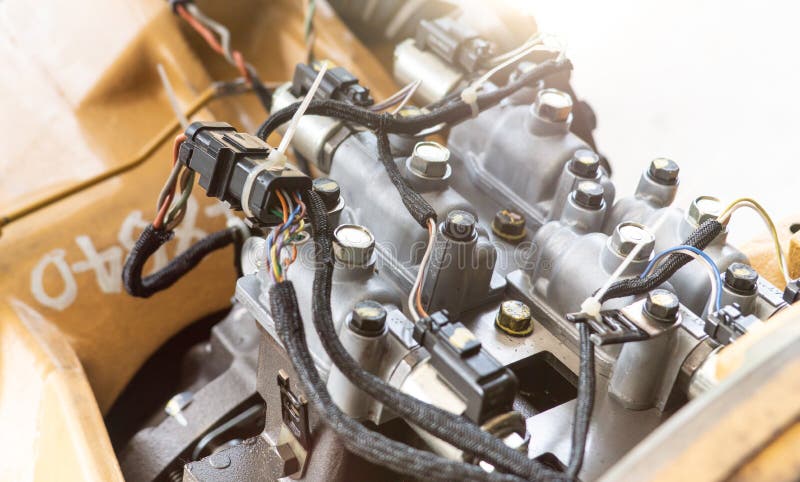 Socket Connector for Electronic Transmission Control Stock Image ...