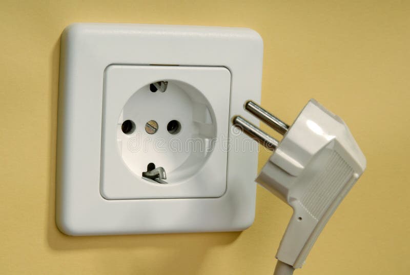 Socket and plug stock photo. Image of wall, energy, plug - 40661204