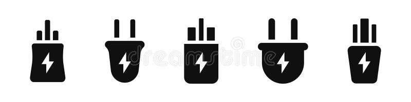 Socket Power Plug. Electric Plug Vector Icon Stock Vector ...