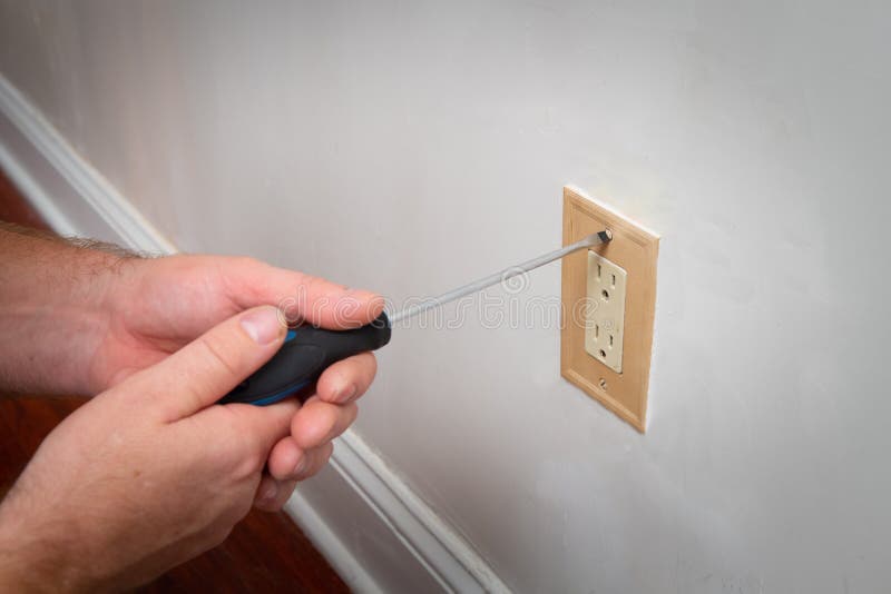 Socket replacement fix stock photo. Image of maintenance - 197523052