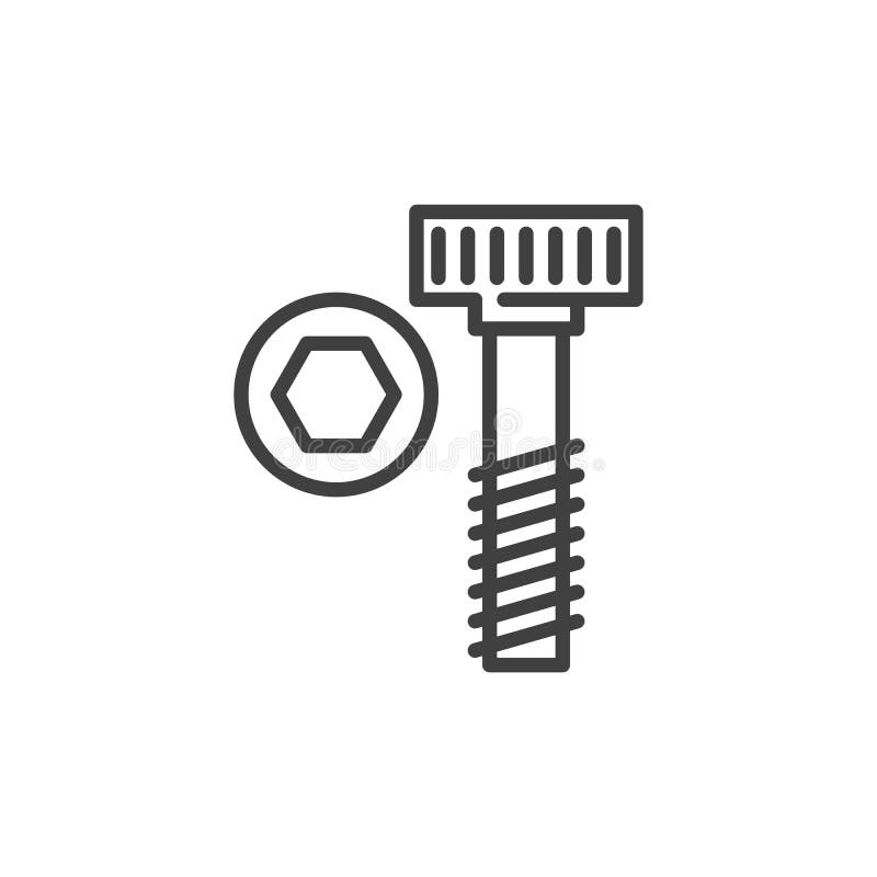 Socket Head Cap Screw Stock Illustrations – 268 Socket Head Cap Screw ...