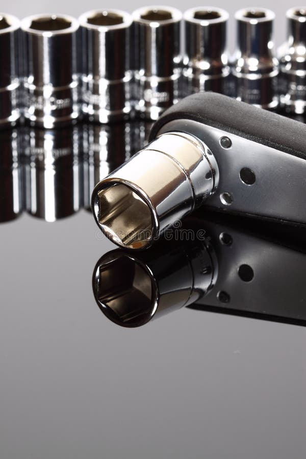 Socket set stock photo. Image of mechanical, socket, tool - 19583574