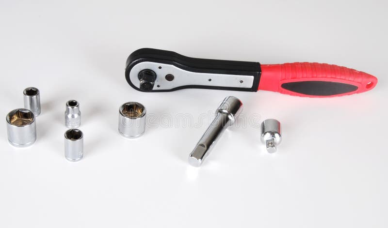 Socket set stock photo. Image of improvement, handle - 20052548