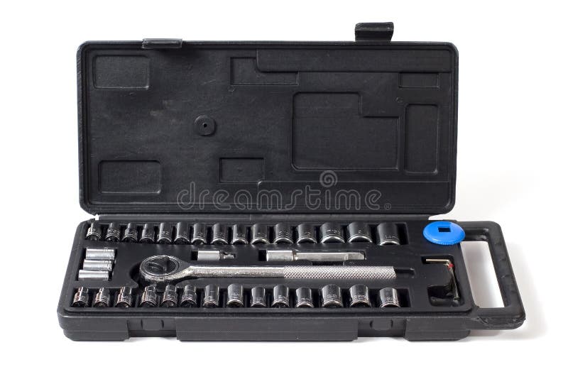 Socket Set stock image. Image of mechanic, tools, container - 2304301