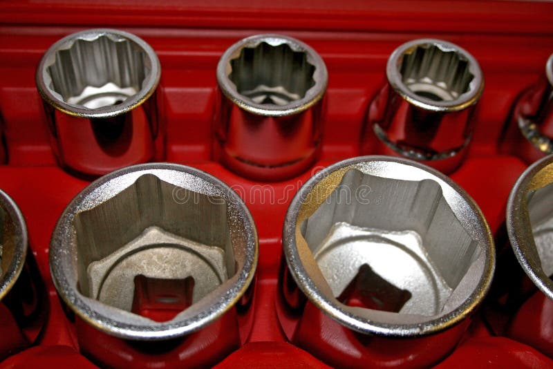 Socket set stock photo. Image of tools, tool, industrial - 8078942
