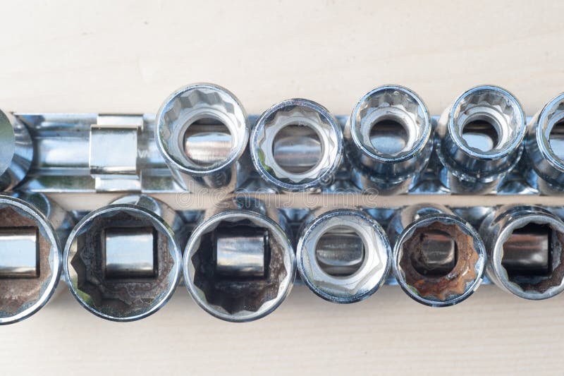 Socket set stock photo. Image of still, metal, renovation - 53595190