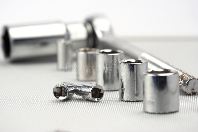 Socket spanner set stock image. Image of breakdown, engineer - 5599383