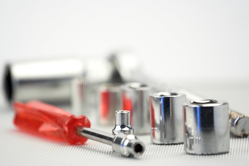 Socket spanner set stock photo. Image of garage, toolbox - 5599396