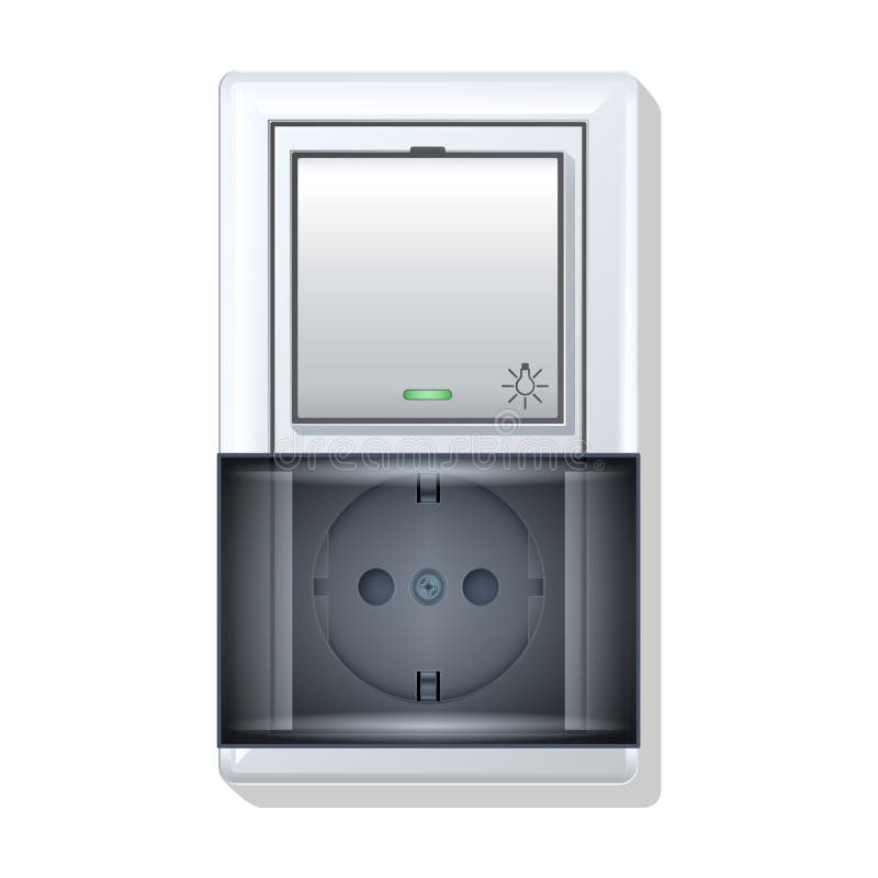 Socket, Switch and Extension Vector Outlet for Electric Plugs and ...