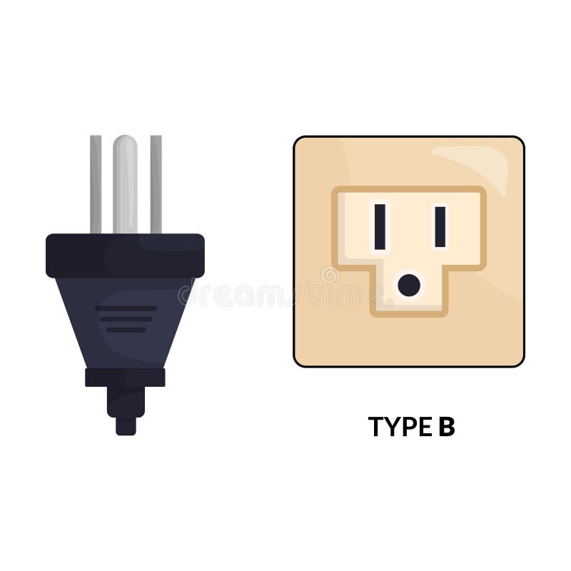 Socket Vector Icon.Cartoon Vector Icon Isolated on White Background ...