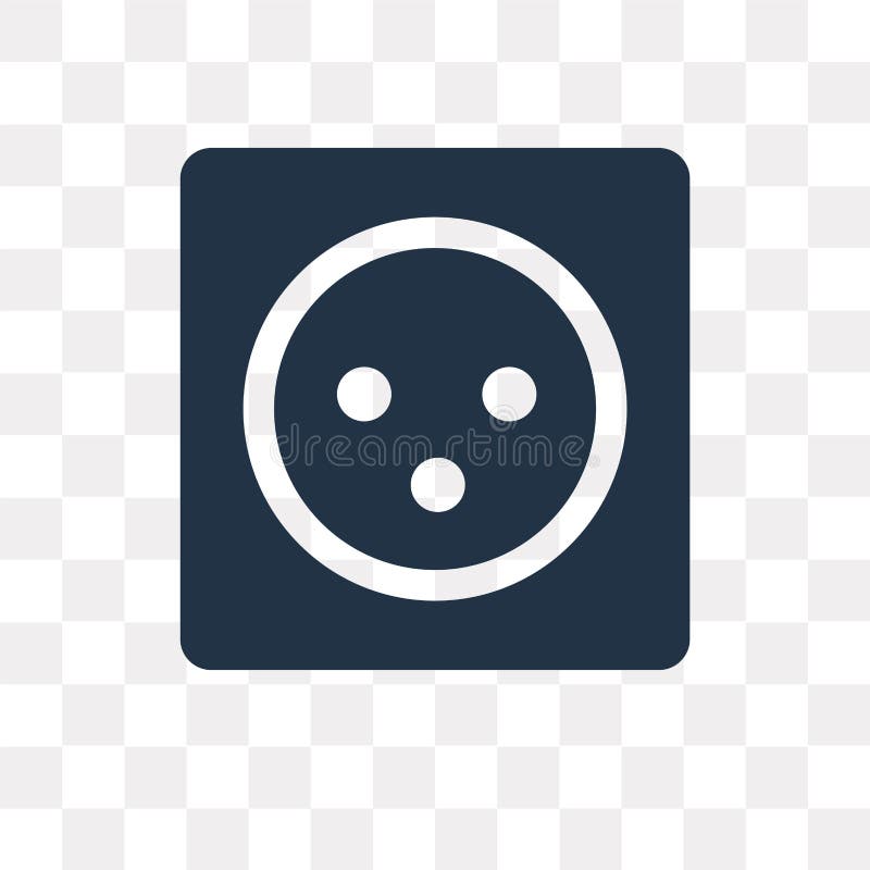 Socket Vector Icon Isolated On Transparent Background, Socket T Stock ...