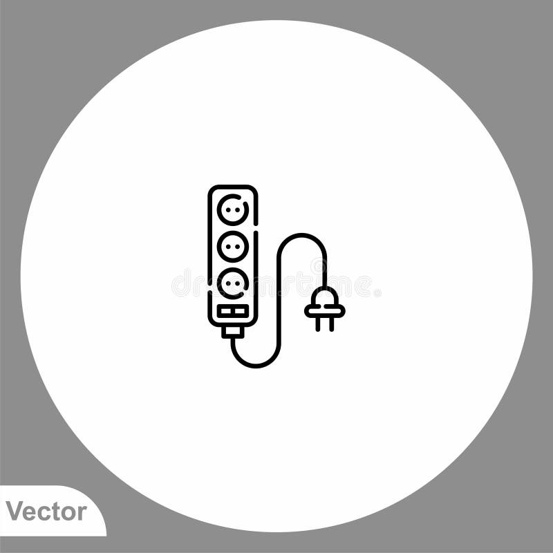 Socket Icon Sign Vector,Symbol, Logo Illustration for Web and Mobile ...