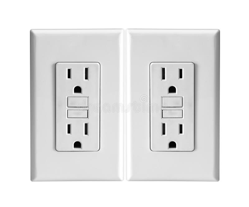 Socket on white background stock image. Image of energy - 124781053