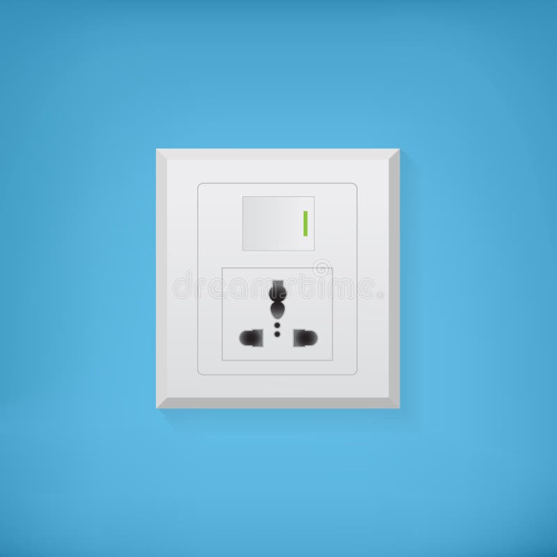 Socket stock vector. Illustration of power, american - 54775811