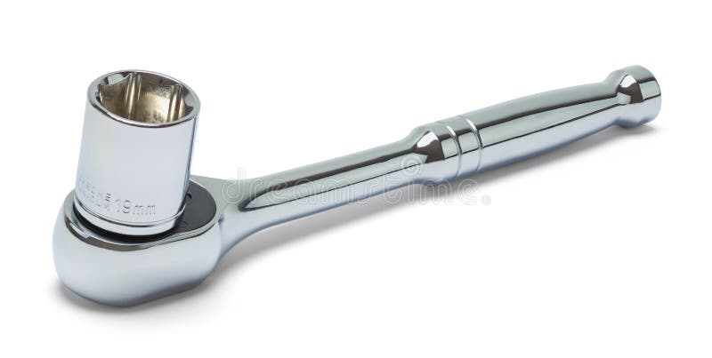 Socket Wrench stock photo. Image of chrome, wrench, white - 260900136