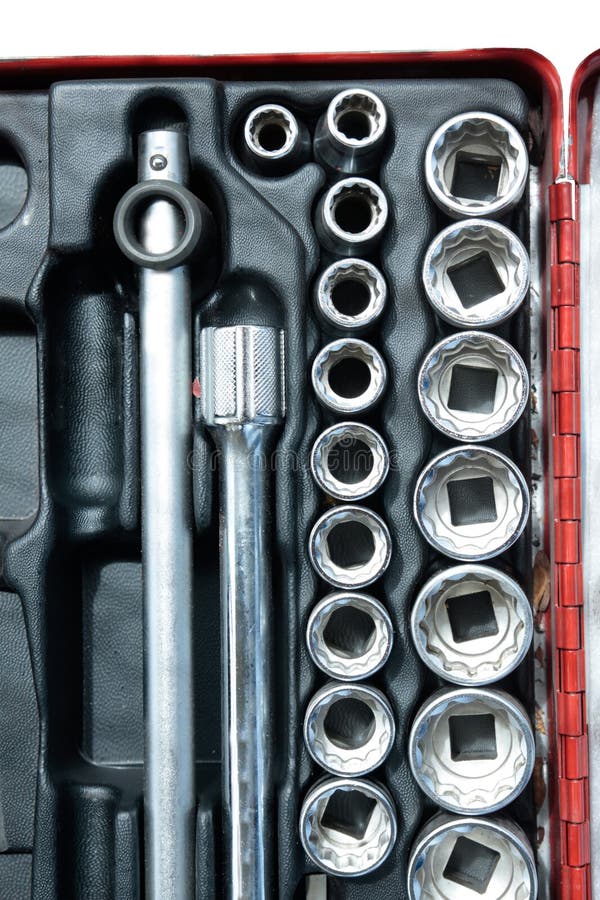 Socket wrench set stock image. Image of toolkit, handtools - 26623511