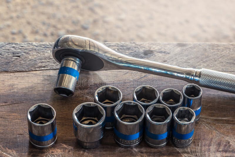 Socket Wrenches - Stock Image Stock Photo - Image of repairing ...