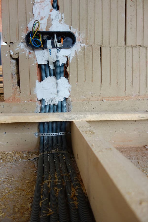Sockets Assembly by an Electrician Stock Image - Image of electronics ...