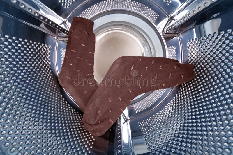 Socks in laundry basket stock photo. Image of handles - 21466178