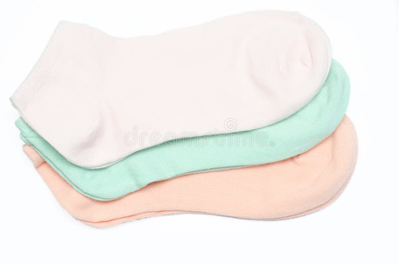 Socks of different colors stock photo. Image of yellow - 30522496