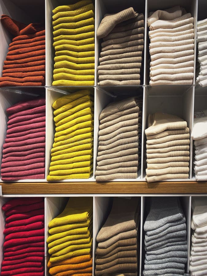 Socks display at a store stock photo. Image of stack - 285456314