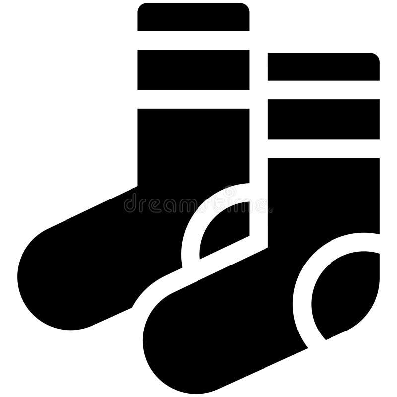 Socks Icon, Marathon Related Vector Stock Vector - Illustration of race ...