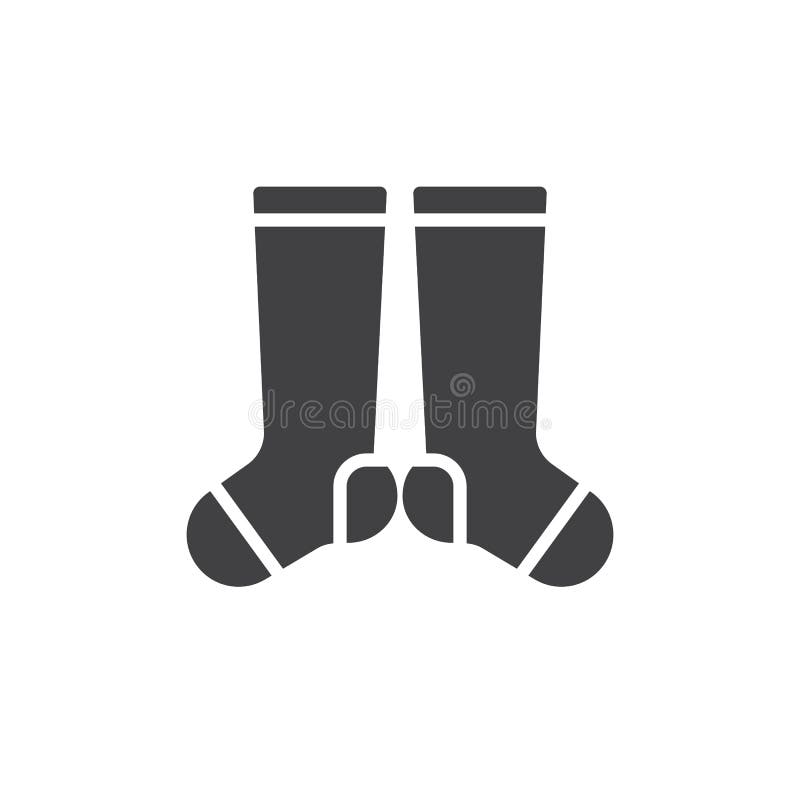 Socks icon vector stock vector. Illustration of socks - 100635867