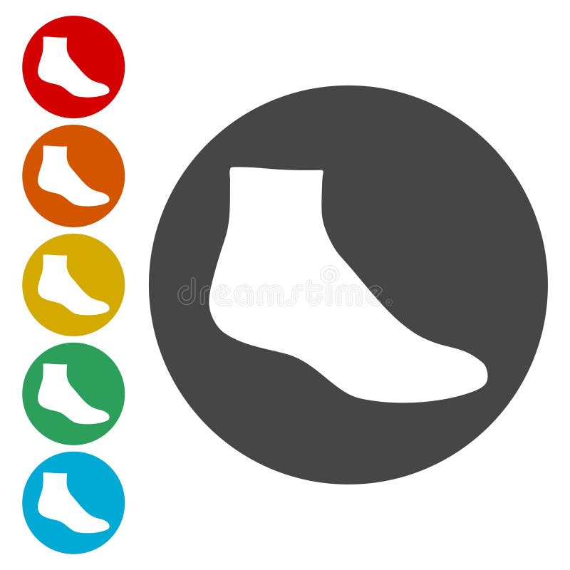 Socks Icons Set - Vector Illustration Stock Vector - Illustration of ...