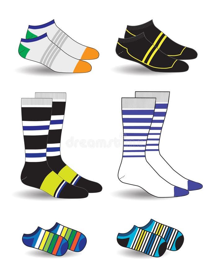 Socks Stock Illustrations – 71,192 Socks Stock Illustrations, Vectors ...