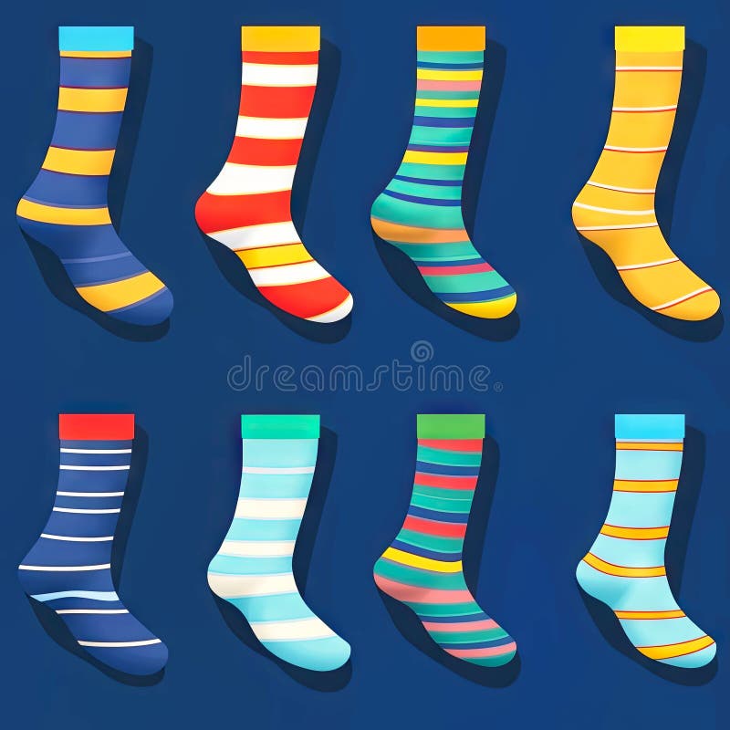 Socks with Shadow Pattern Banner Wallpaper Simple Stock Image - Image ...