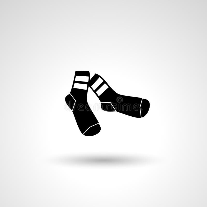Socks Sign. Socks Isolated Simple Icon Stock Vector - Illustration of ...