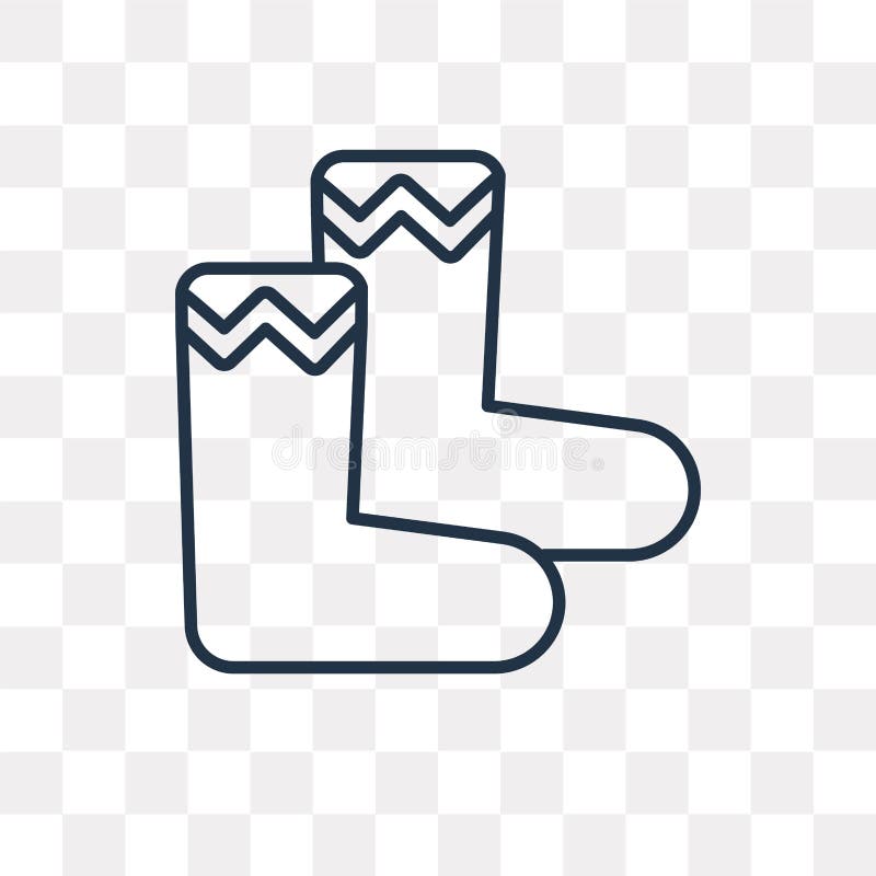 Socks Icon Vector Sign and Symbol Isolated on White Background, Socks ...