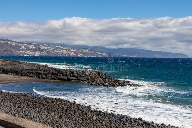 Socorro En Guimar Beach in Tenerife Stock Photo - Image of halkidiki ...