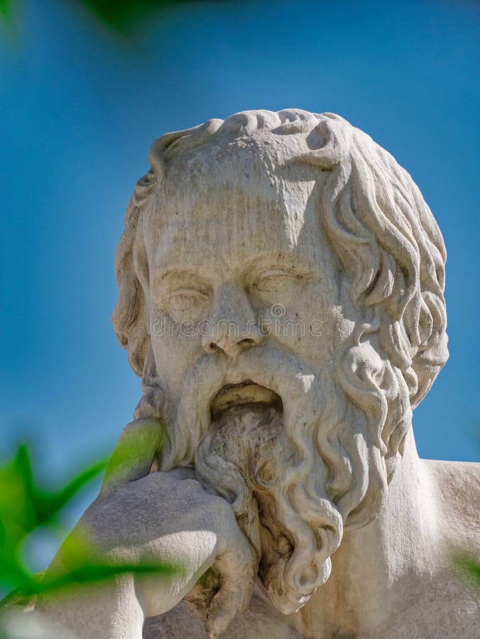 Socrates the Ancient Greek Philosopher Stock Photo - Image of sculpture ...
