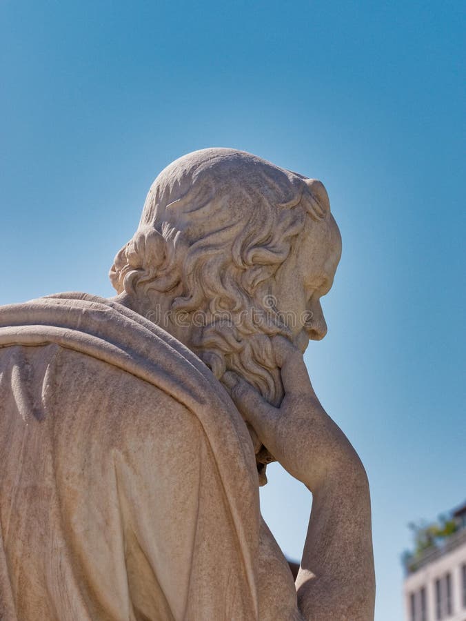 Socrates the Ancient Greek Philosopher Stock Photo - Image of sculpture ...
