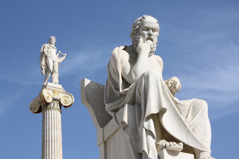 Socrates and Apollo stock photo. Image of touristic, socrates - 12507142