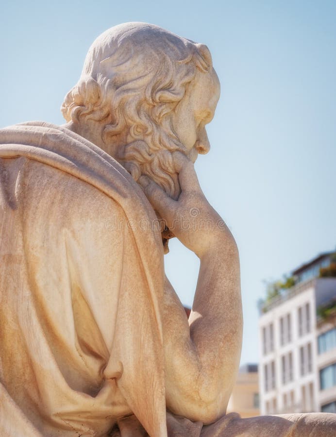 Socrates the philosopher stock image. Image of architecture - 34653233