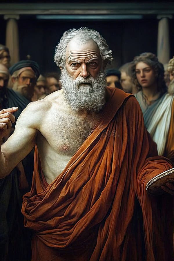 Socrates Delivers a Thought Provoking Discourse To His Eager Listeners ...