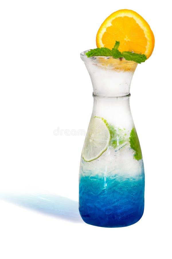 Soda azul italiana foto de archivo. Imagen de refresco - 32410426