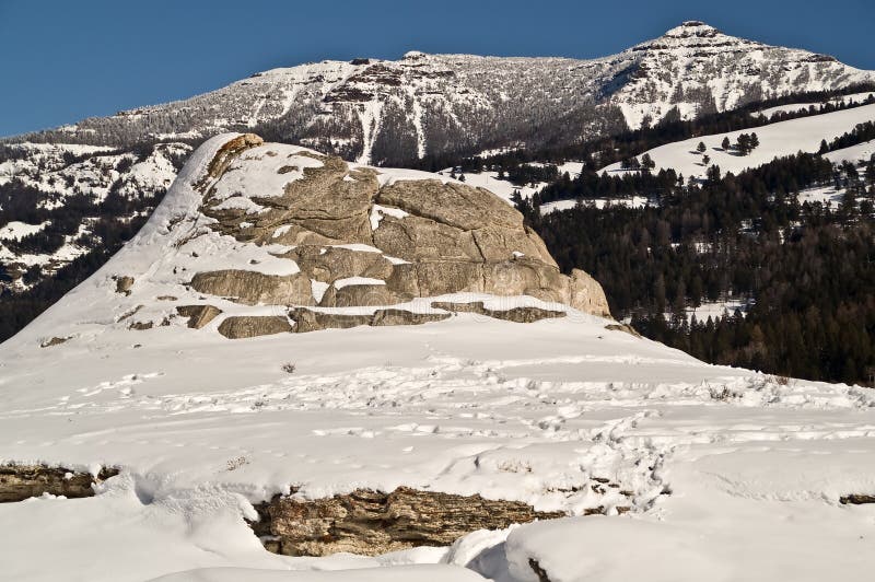 Soda Butte stock image. Image of mountains, nature, landscape - 19170697
