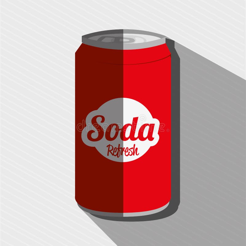 Soda can design stock illustration. Illustration of object - 68208714